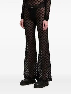 Palm Angels Monogram Flared Trousers