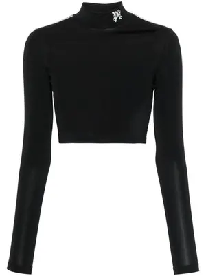 Palm Angels High Neck Performance Tops For Women