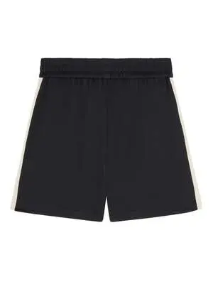 Palm Angels Logo-print Side-stripe Shorts