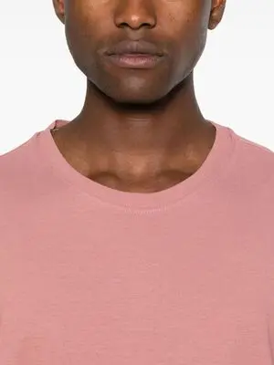LARDINI Round-neck Cotton T-shirt - Pink