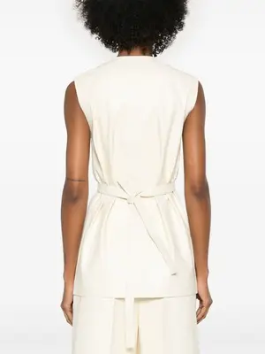 Fabiana Filippi Wrap-design Leather Vest
