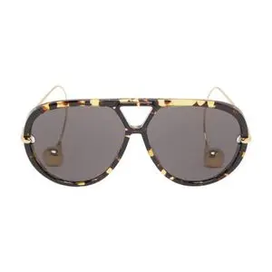 Bottega Veneta Drop Aviator Sunglasses - Brown