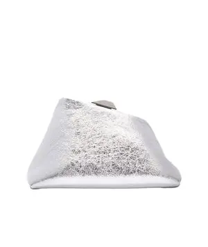 Attico The Attico Day Off Shoulder Bag - Silver
