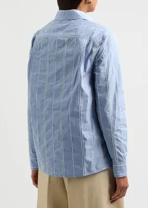 3.1 Phillip Lim Striped Cotton-blend Poplin Shirt