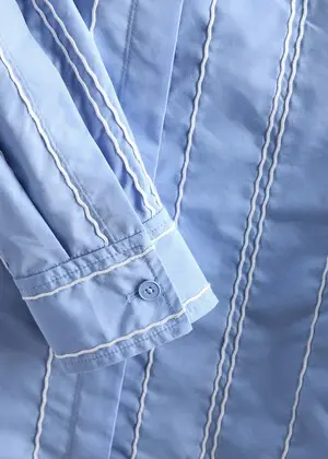 3.1 Phillip Lim Striped Cotton-blend Poplin Shirt