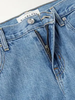 SLVRLAKE Mica Low-rise Wide-leg Jeans - Blue