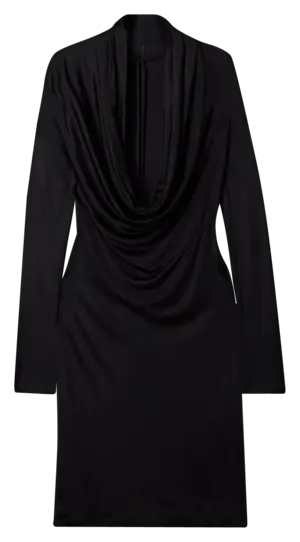 Helmut Lang Draped Satin-jersey Midi Dress