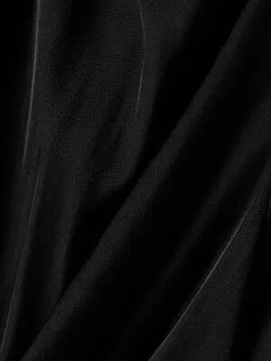 Helmut Lang Draped Satin-jersey Midi Dress