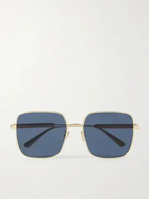 Dior Diorcannage S1u Square-frame Sunglasses - Gold