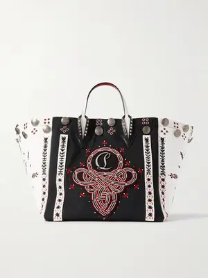 CHRISTIAN LOUBOUTIN Breizcaba Embroidered Tote