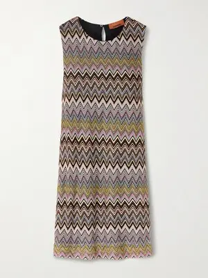 Missoni Striped Knitted Mini Dress