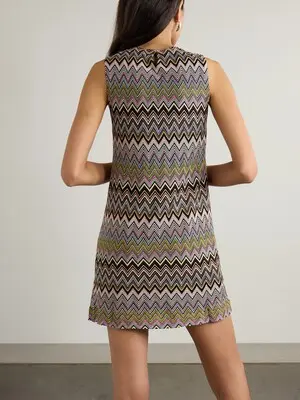 Missoni Striped Knitted Mini Dress