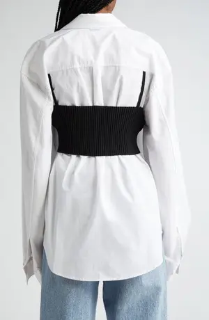 Alexander Wang Rib Camisole & Button-up Shirt