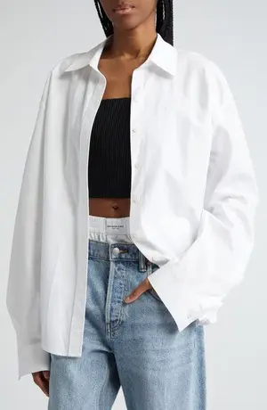 Alexander Wang Rib Camisole & Button-up Shirt
