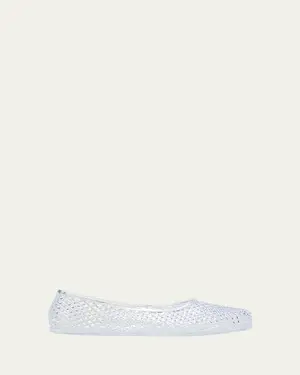 ANCIENT GREEK SANDALS Iro Ballerina Flats - Clear