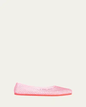 ANCIENT GREEK SANDALS Iro Ballerina Flats - Pink