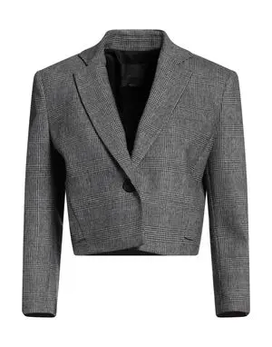 Pinko Single-breasted Flannel Blazer - Grey