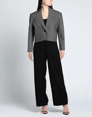 Pinko Single-breasted Flannel Blazer - Grey