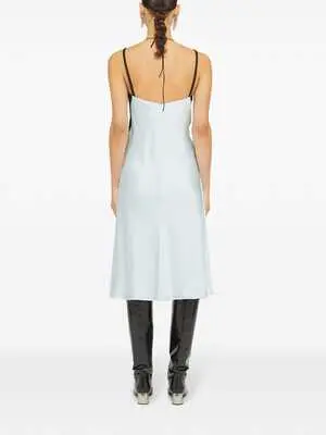 JIL SANDER Contrast Detail Midi Dress