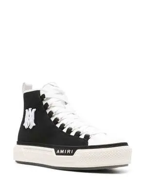 Amiri Court High-top Sneakers - Black