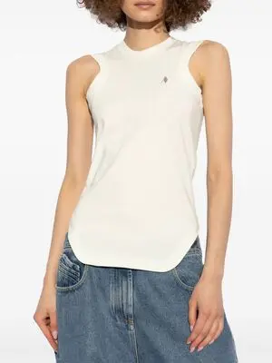 Attico Cotton Tank Top - White