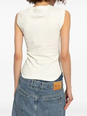 Attico Cotton Tank Top - White
