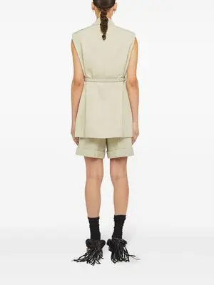 JIL SANDER Belted Tailored Gilet