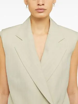 JIL SANDER Belted Tailored Gilet