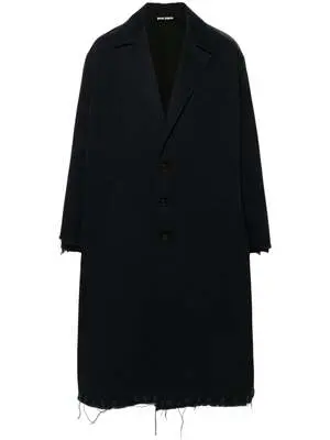 Palm Angels Single-breasted Twill Coat