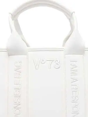 V°73 Embroidered Logo Tote Bag