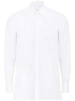 MAISON MARGIELA Pointed-collar Cotton Shirt - White