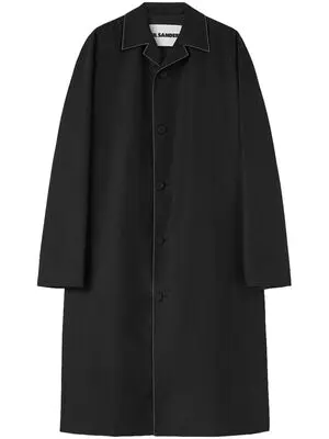 JIL SANDER Buttoned-up Midi-coat