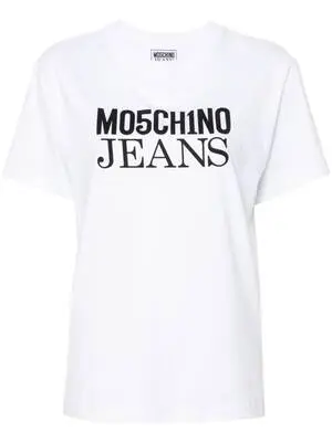 Moschino Jeans Textured T-shirts For Women