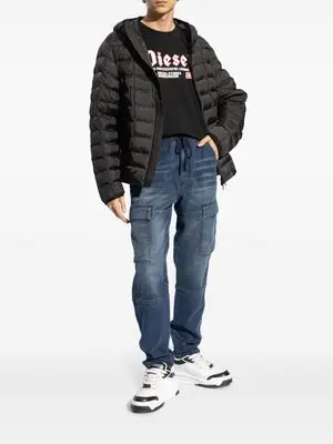 DIESEL® Logo-print Cotton T-shirt