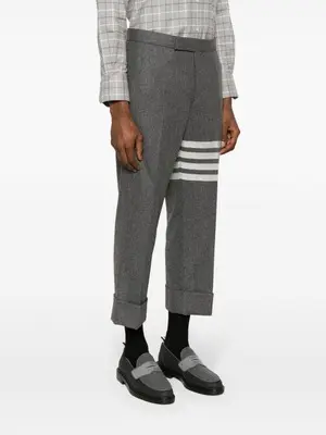 Thom Browne Low-rise Trousers - Grey