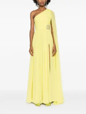 Elie Saab Draped One-shoulder Gown