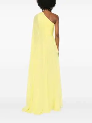 Elie Saab Draped One-shoulder Gown