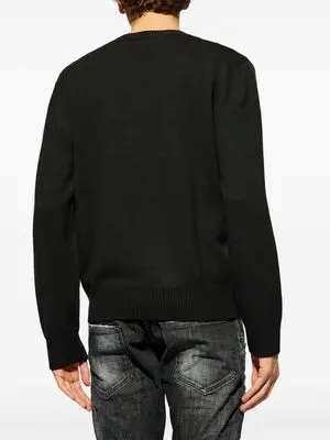 Dsquared2 Icon Logo-print Virgin Wool Jumper