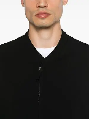 Giorgio Armani Wool Zip-up Jacket And Trousers Set