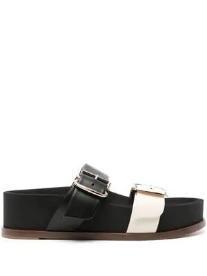 Gabriela Hearst Wren Platform Sandals - Black