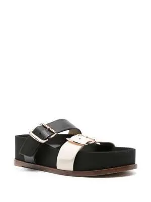 Gabriela Hearst Wren Platform Sandals - Black
