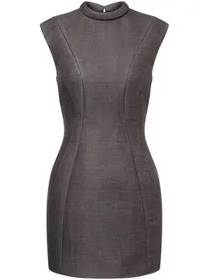 Philosophy Di Lorenzo Serafini Panelled Mini Dress - Grey