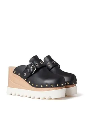 Stella McCartney Elyse 100mm Stud-embellished Sandals - Black