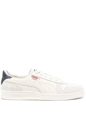 PUMA Indoor Leather Sneakers - Neutrals