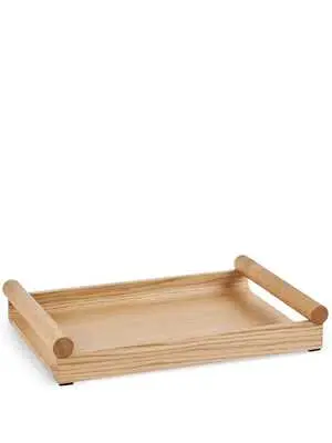 SCHÖNBUCH Medium Oleh Wooden Tray - Brown