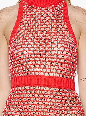 DIOTIMA Sly Open-knit Minidress