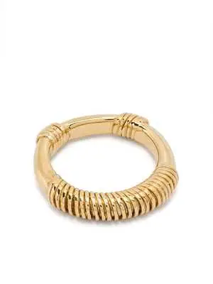 AURÉLIE BIDERMANN Alhambra Embossed Ring - Gold
