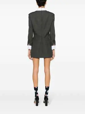 Thom Browne Virgin Wool Mini Shift Dress