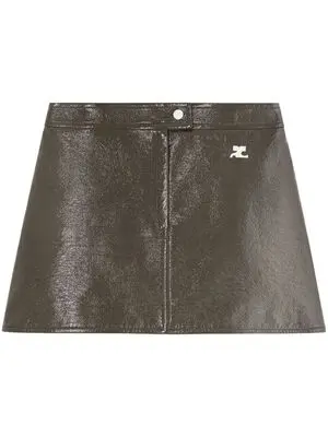 Courreges Leather Skirts