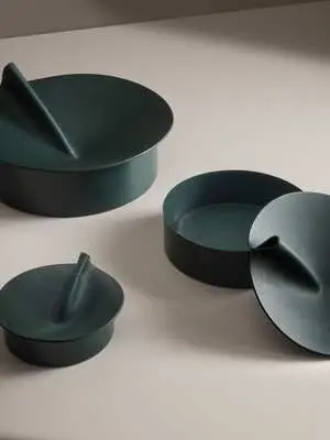 UNIQKA Small Rotonda Circular Trinket Box